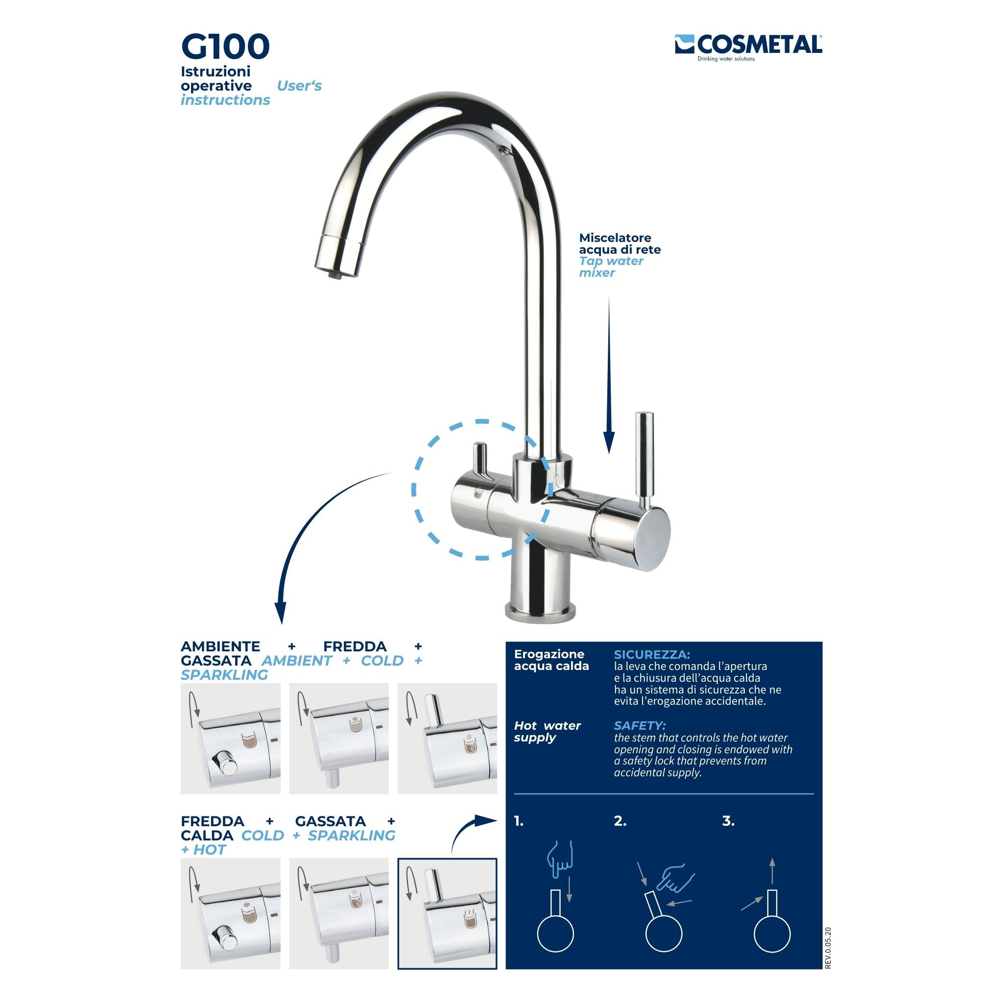 Cosmetal H2OMY Water Dispenser - Waterlinks